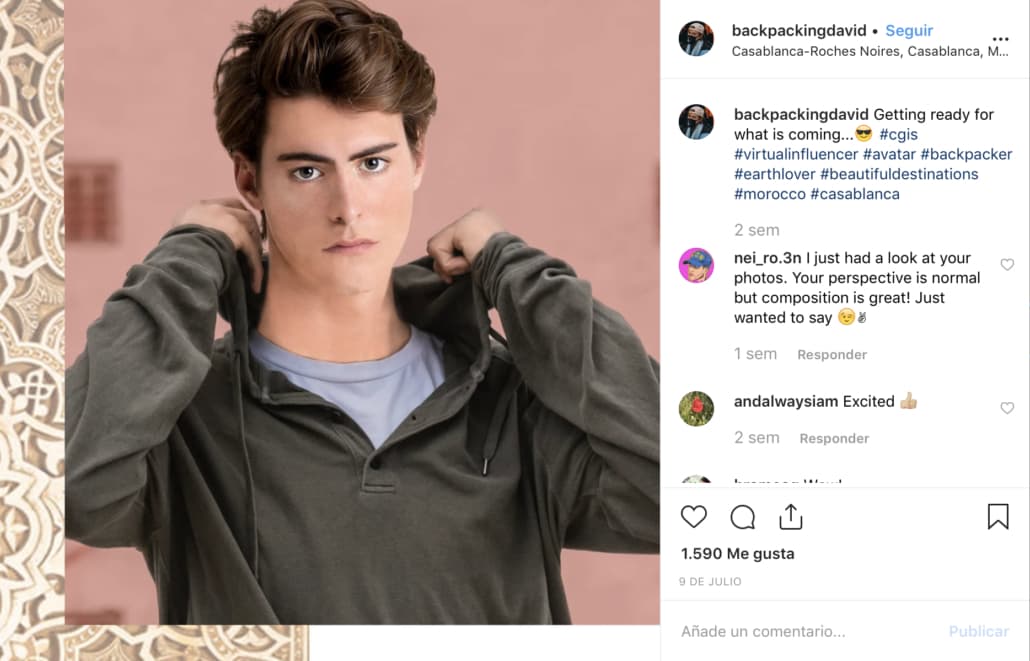 david-influencer-virtual | Crescendo Agency